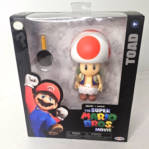 Jakks Pacific | Toys | The Super Mario Bros Movie Toad Figure | Poshmark